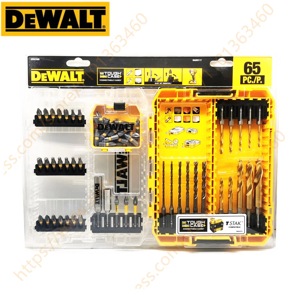 DEWALT-DWACS65-65PCS-Drill-Driver-Bit-Accessories-Set-With-Tough-Medium ...