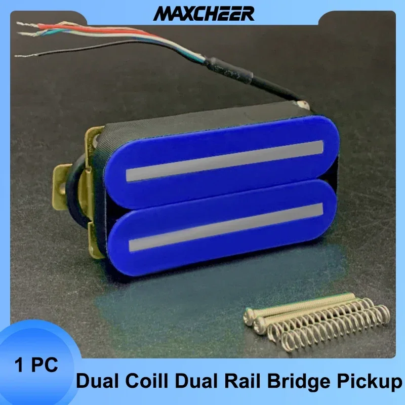 Electric-Guitar-Humbucker-Dual-Coil-Dual-Rail-Guitar-Bridge-Pickup-with ...
