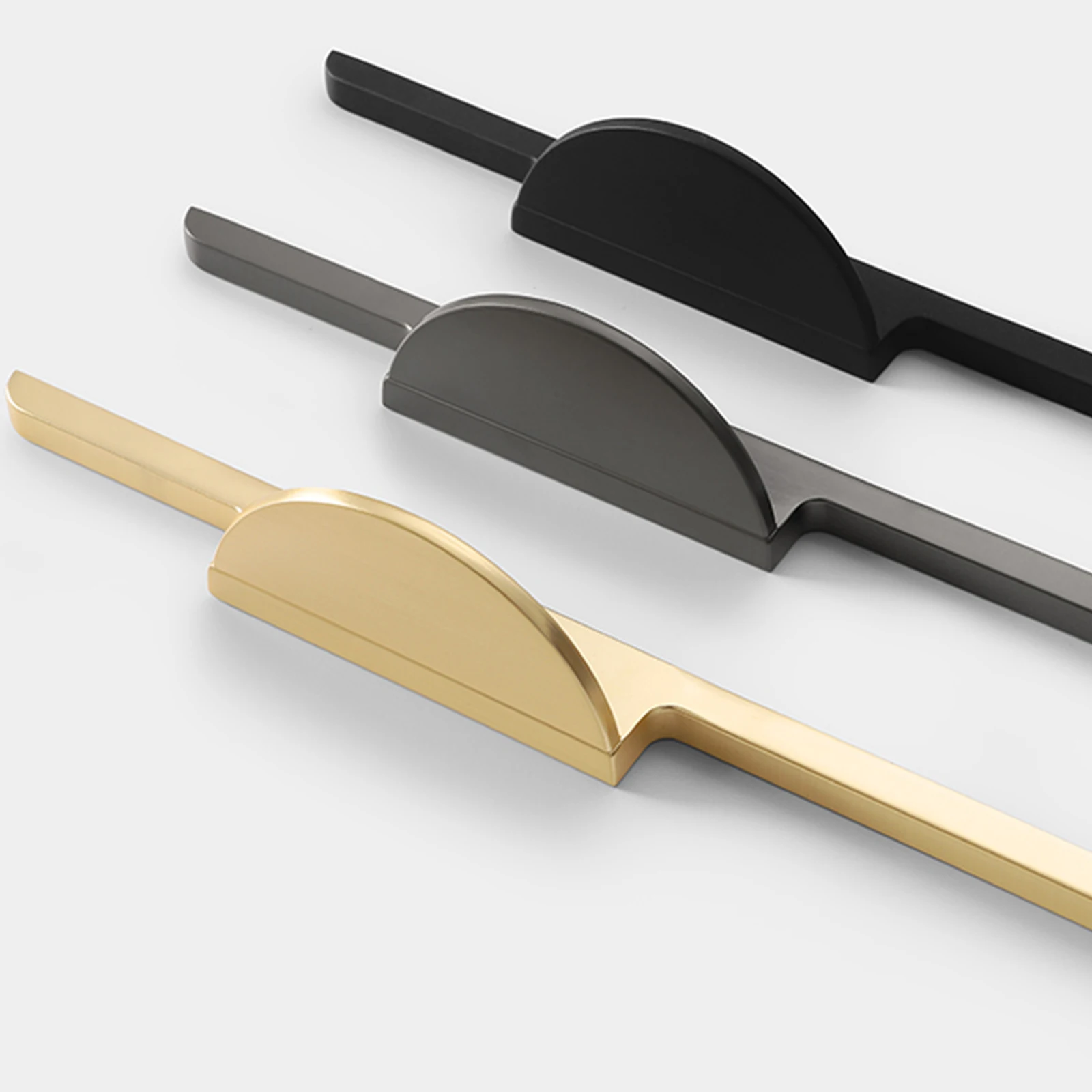 1pc-Half-Round-Furniture-Handle-Semicircle-Alloy-Pull-w-screw-190-319mm ...