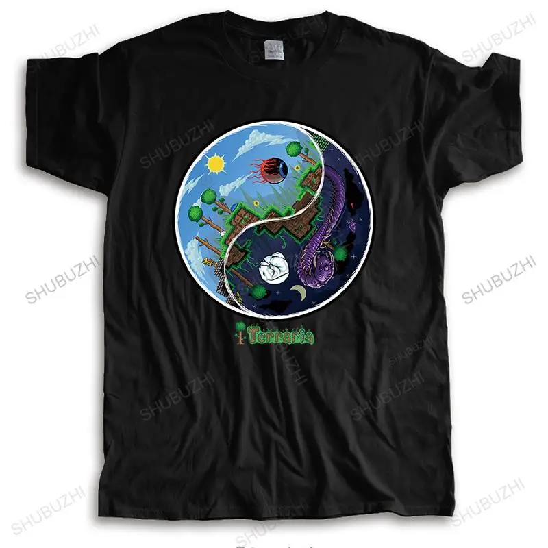 Summer-mens-High-Quality-tshirt-Brand-Clothing-Terraria-T-Shirt-Night ...