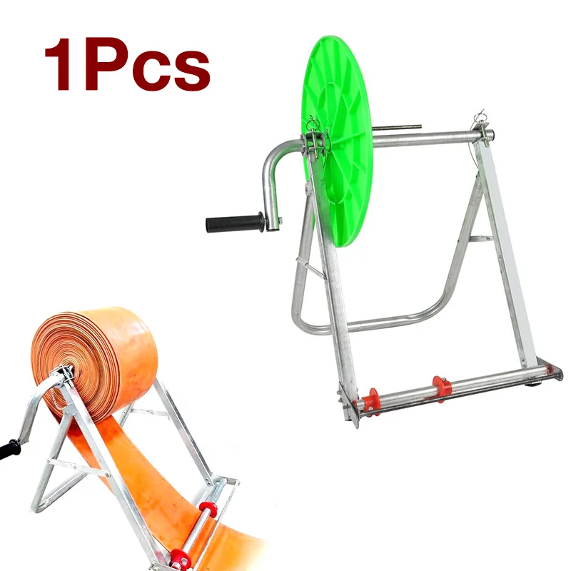 100m-Portable-Hose-Reel-Machine-Manual-Fire-Hose-Winder-Foldable ...