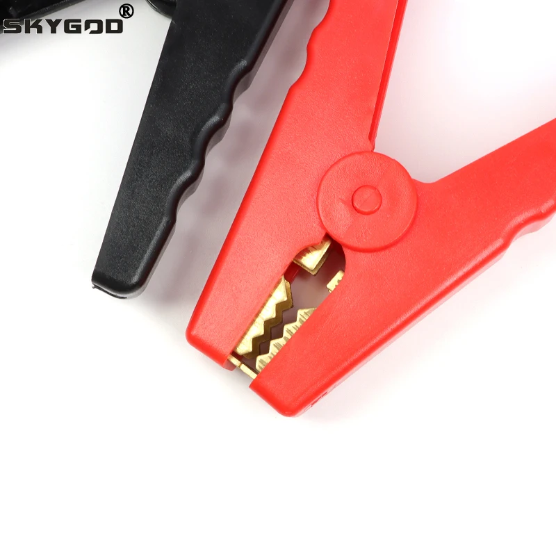 300A-Crocodile-Clips-for-Car-Caravan-Van-Batteries-Test-Lead-Clips-Plug ...