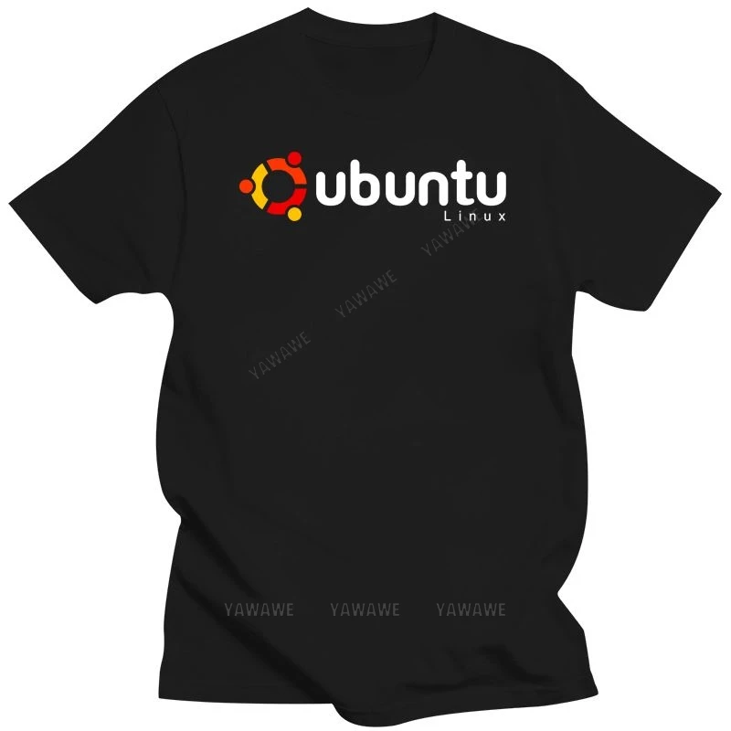 Camiseta-de-algod-n-para-hombre-y-mujer-camisa-de-manga-corta-Ubuntu ...