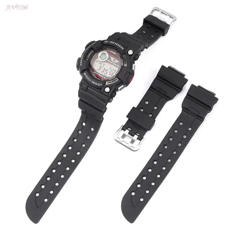 Strap for Casio G-SHOCK FROGMAN GWF-1000 5 Gen Black Rubber Watch Band ...