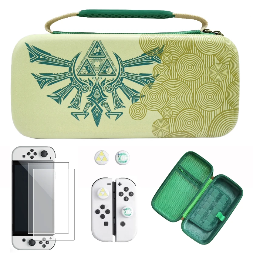 New Accessories Pack For Nintendo Switch Oled Storage Bag Carrying Case ...