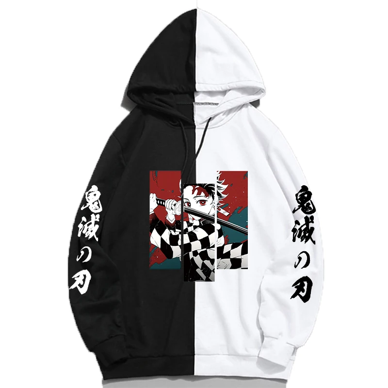 Sudadera con capucha de Demon Slayer de Manga Y2k, suéter de Kimetsu No ...