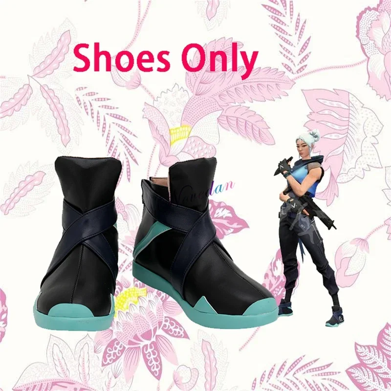 Disfraz de Cosplay del juego Valorant, chaqueta Jett, abrigo y zapatos ...