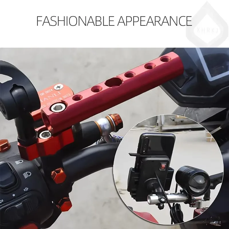 HotUniversal Motorcycle Mirror Mount Bracket For Scooters Supports ...