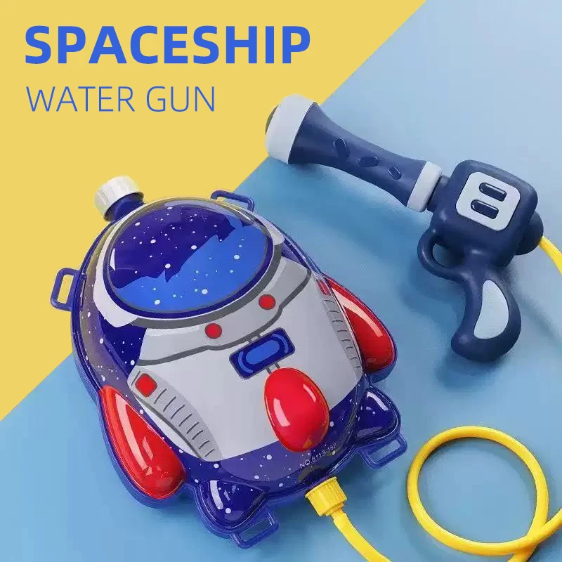 Children's water gun splashing toys Backpack water gun Summer beach ...