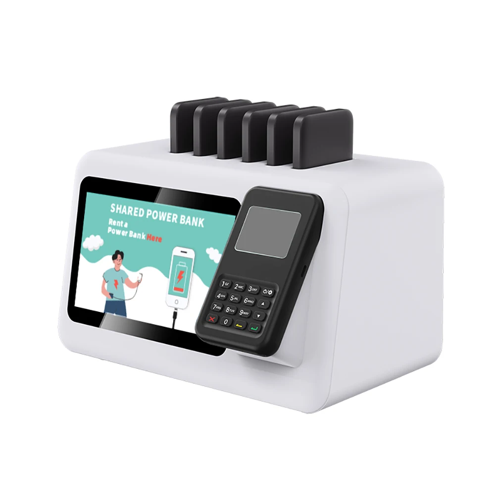 Phone Mobile Sharing Powerbank 6-slot Charging Station Power Bank ...