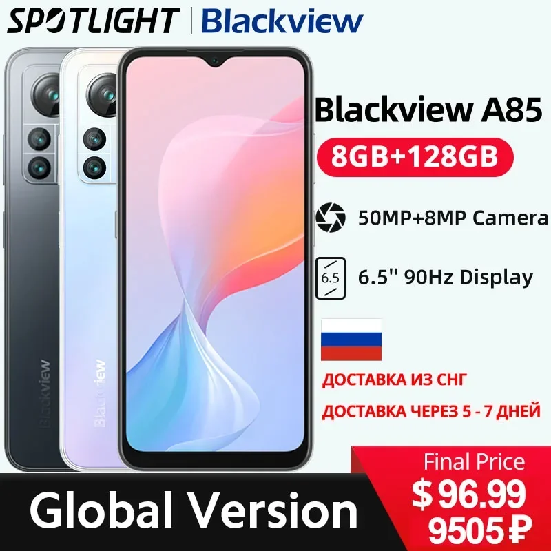 World-Premiere-Global-Version-Blackview-A85-8GB-128GB-6-5-HD-90Hz ...