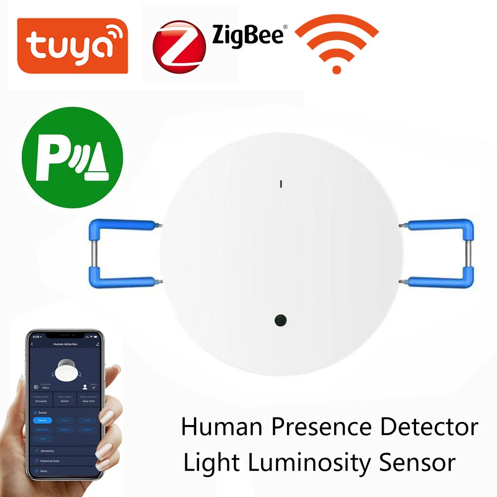 Tuya Zigbee Intelligent WIFI Human Presence Sensor Luminance Distance ...