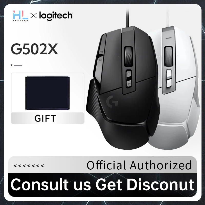 Notícias originais logitech g502x com fio/lightspeed sem fio gamer ...