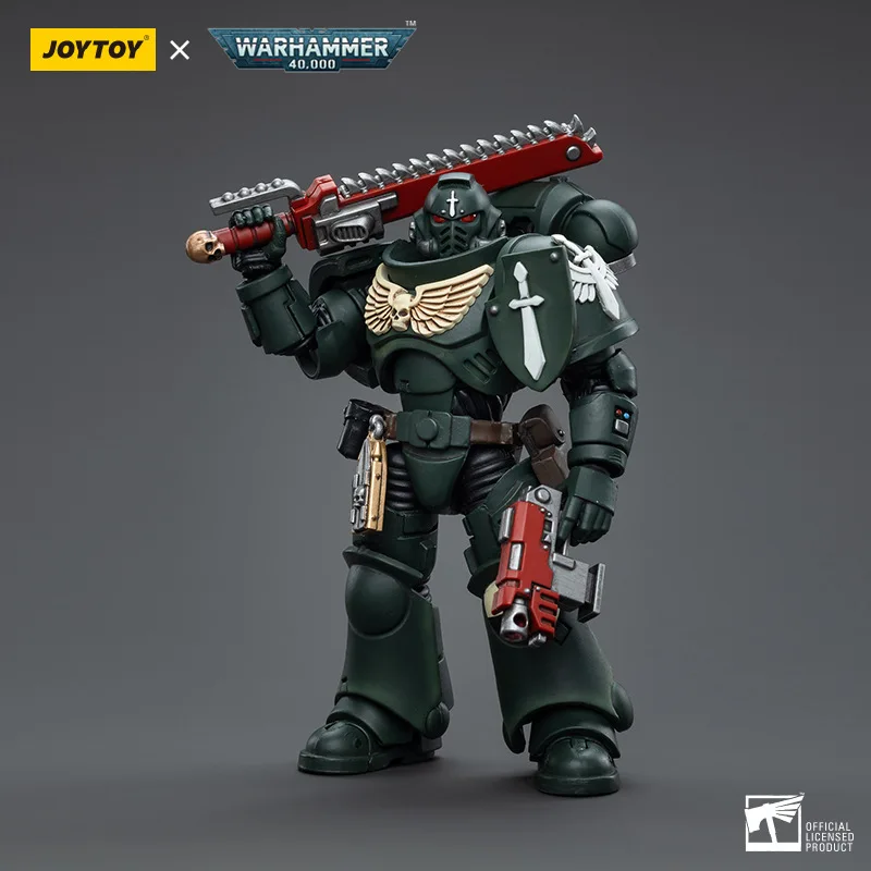 JOYTOY Warhammer 40k 1/18 Dark Angels Intercessors Sergeant Caslan ...