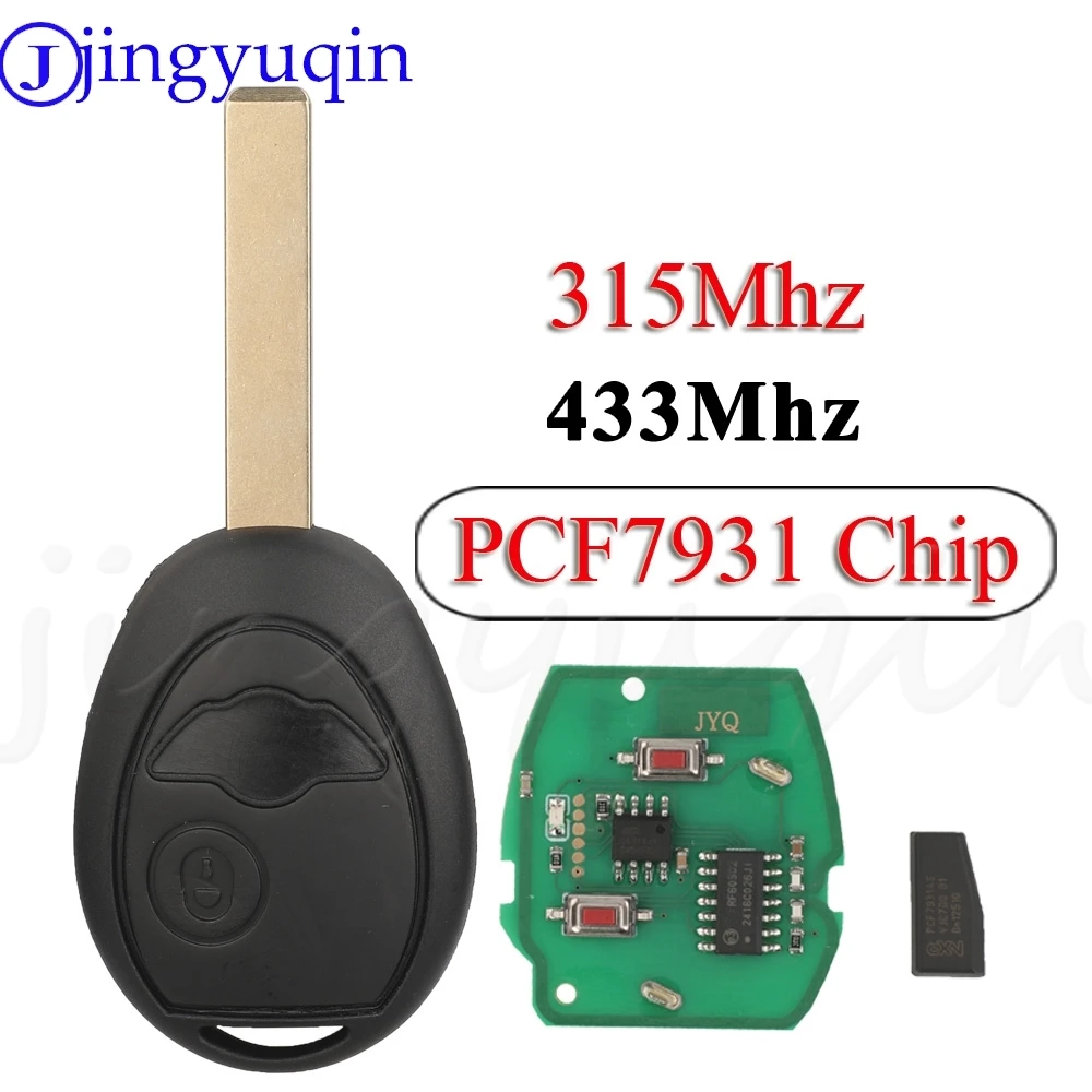 jingyuqin-2-Button-Remote-Car-Key-315-433Mhz-PCF7931-Chip-For-BMW-Mini ...