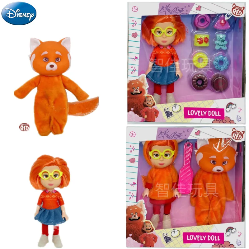 Disney Pixar Turning Red Anime Action Figure Red Panda Doll Meimei ...
