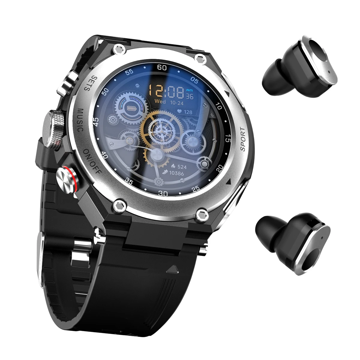 New-T92-Pro-Man-Women-Smart-Watch-With-Earbuds-Bluetooth-Headset ...