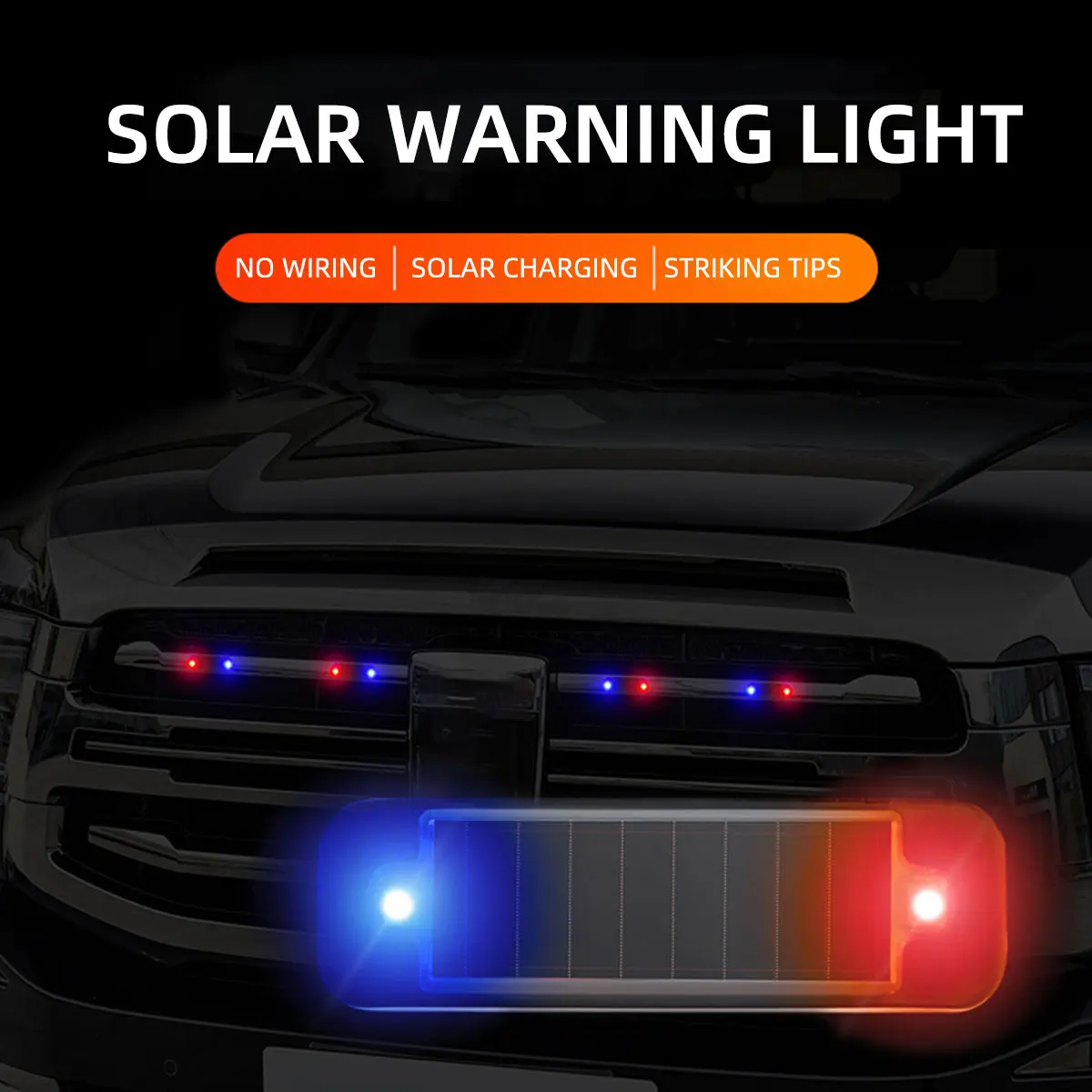 Solar-Power-Anti-Theft-Alarm-LED-Light-Strobe-Warning-Light-for-Car ...