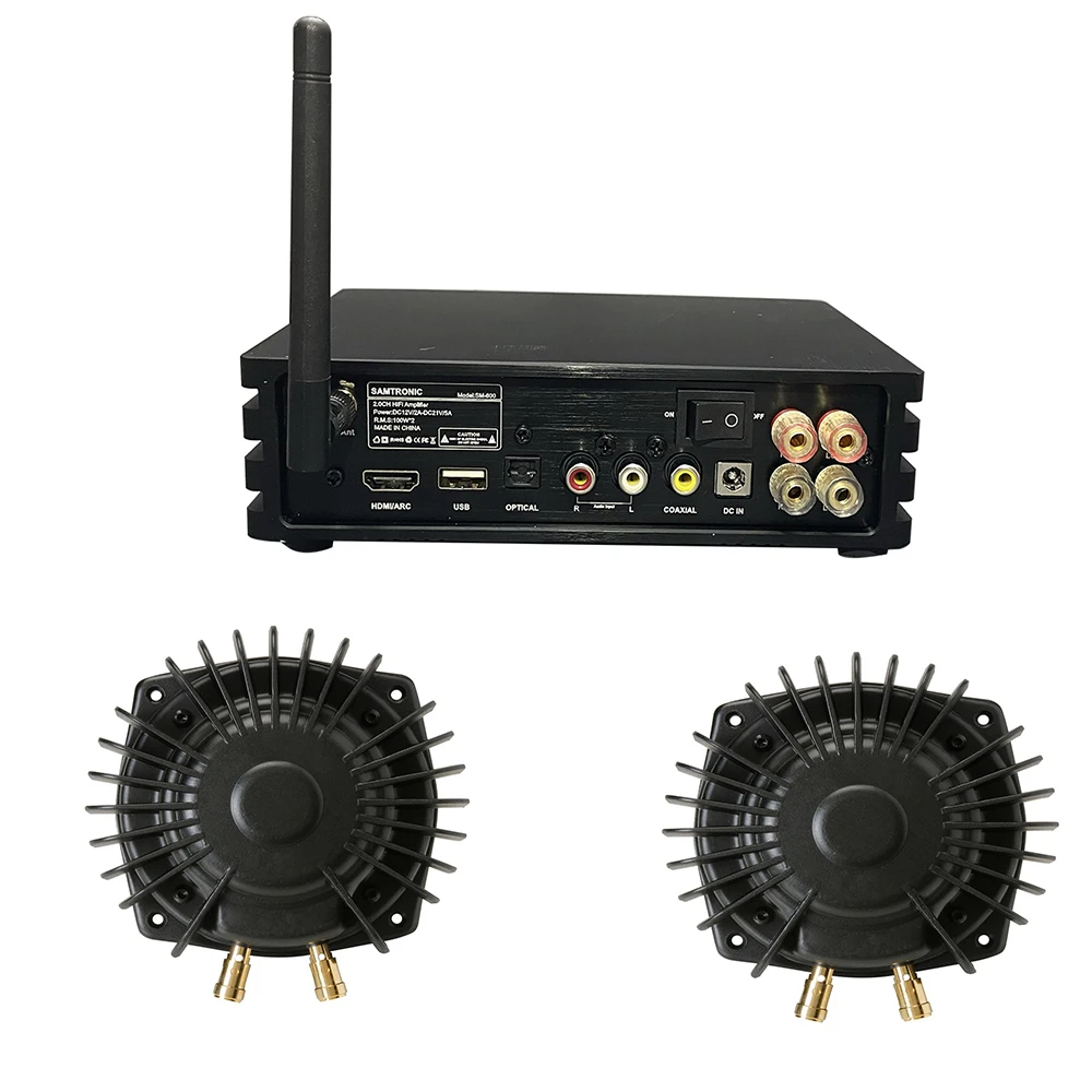Bass Shaker Kit for Gaming Simulator Vibration Feeling 100W Digital ...