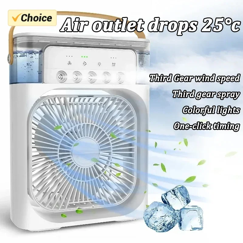 Portable-3-in-1-Fan-AIr-Conditioner-Household-Small-Air-Cooler-LED ...