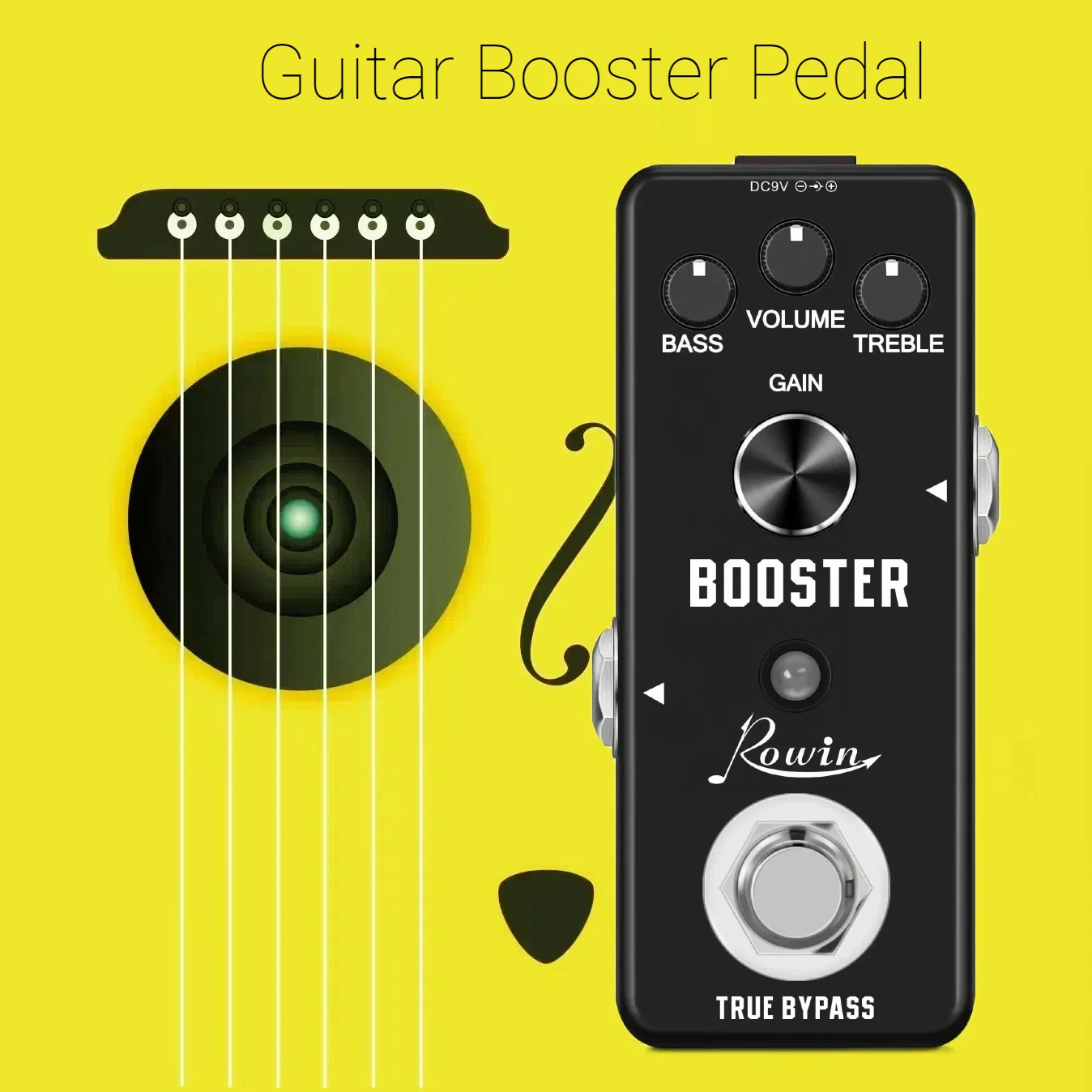 Rowin-Guitar-Pedal-Booster-Effect-Pedals-Boost-Effector-Pure-Analog ...