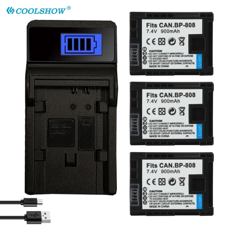 BP-808-BP-808-Battery-for-Canon-FS300-FS100-XA10-VIXIA-HG20-HF21-HFS11 ...