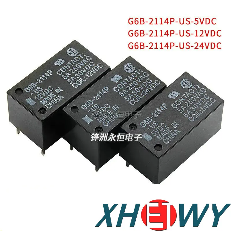 G6B-2114P-US-5VDC 12VDC 24VDC DC5V DC12V DC24V Relay G6B-2114P-US-12VDC ...