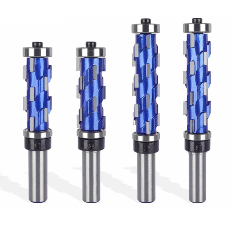 Milling Cutter Shank Flush Trim End Mill Solid Carbide Spiral Double ...