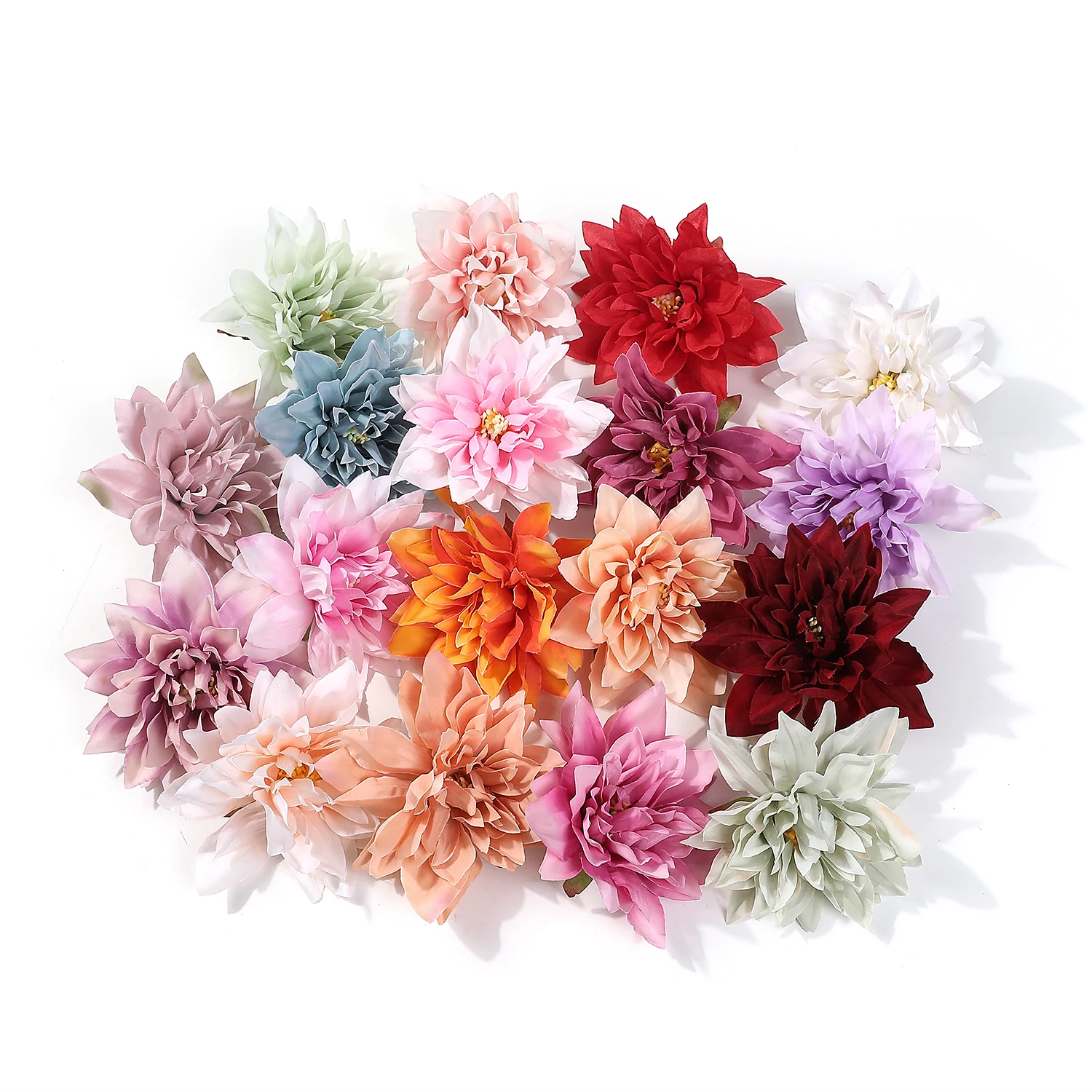 5/10Pcs 10cm Artificial Peony Flowers Heads Planting Fake Flower Walls ...