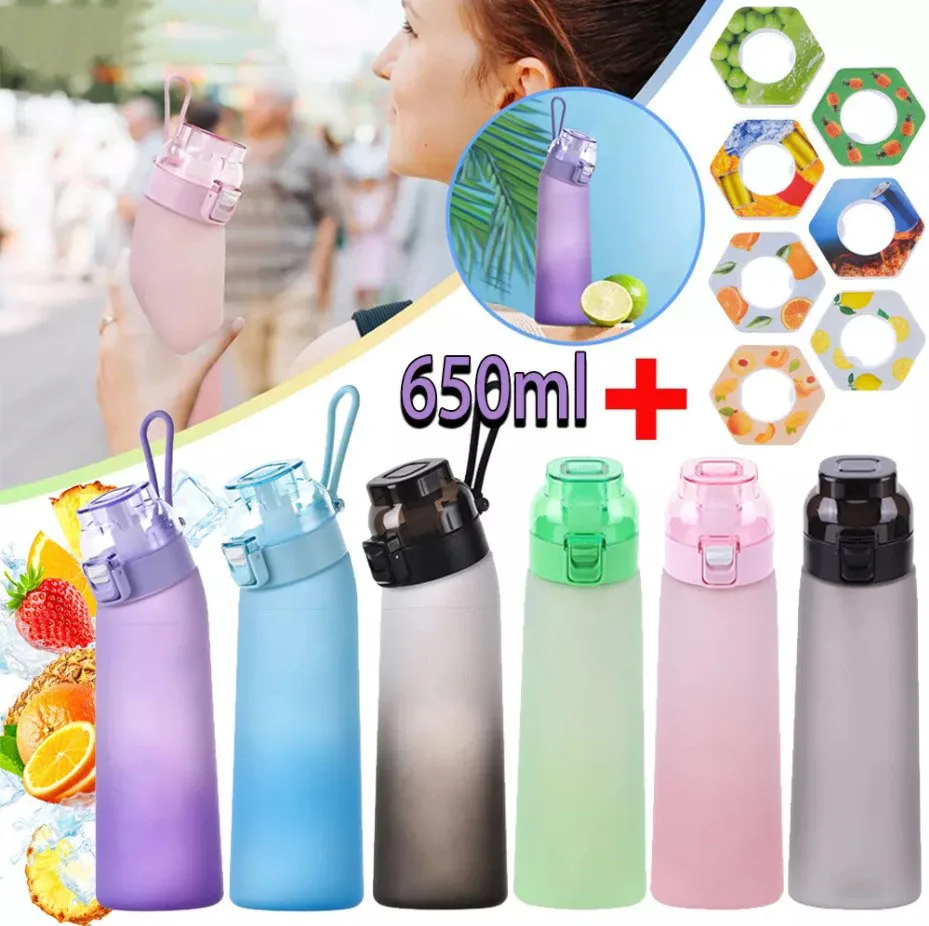 650ML-Flavored-Water-Bottle-Flavor-Pods-Scent-Water-Cup-Flavored-Sports ...