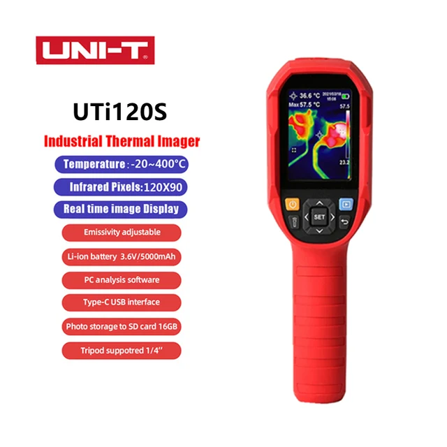 UNI-T Infrared Thermal Imager UTi260B/ UTi120S Industrial Handheld ...