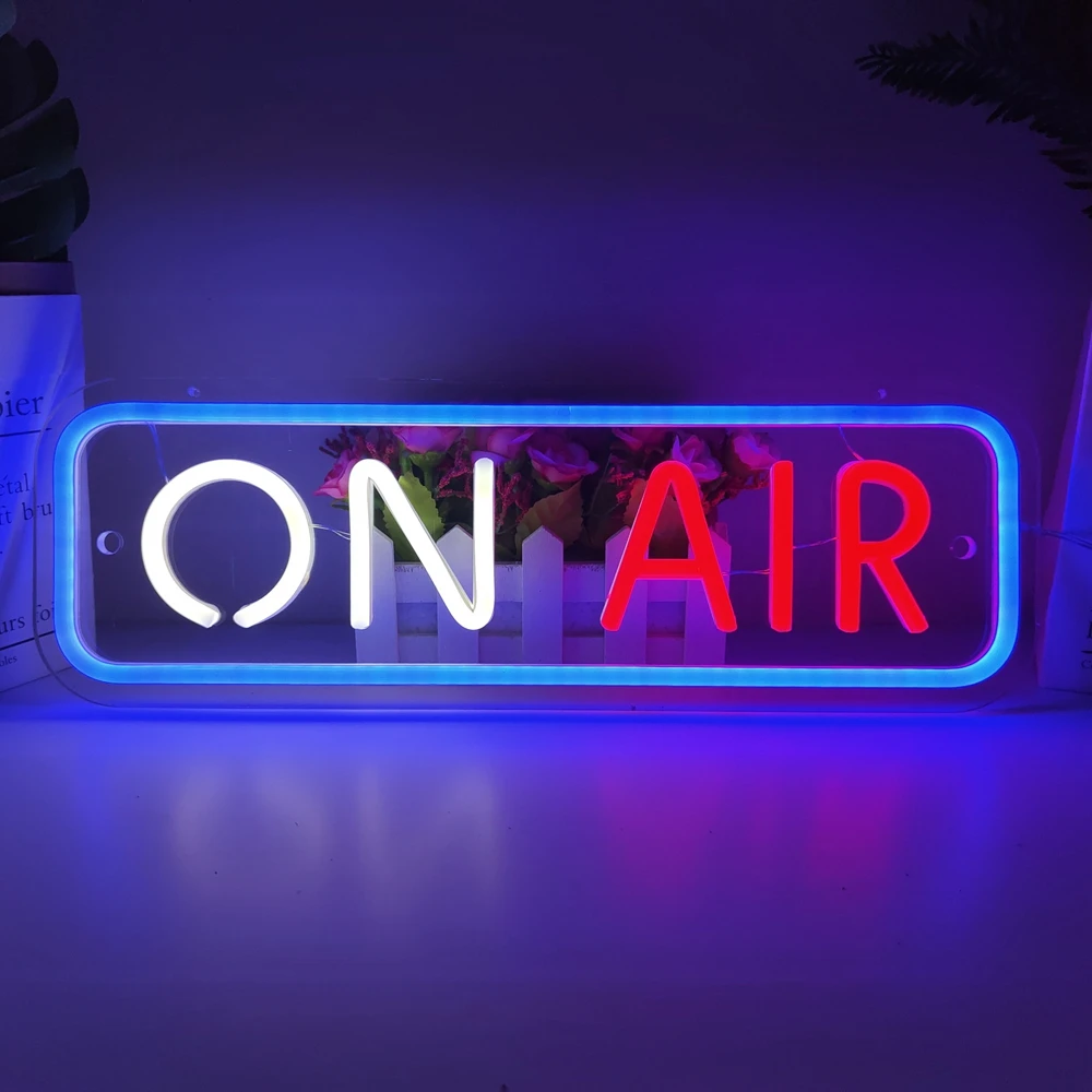 On Air Recording Studio Neon Signs Led Neon Lights Living Room,man Cave ...