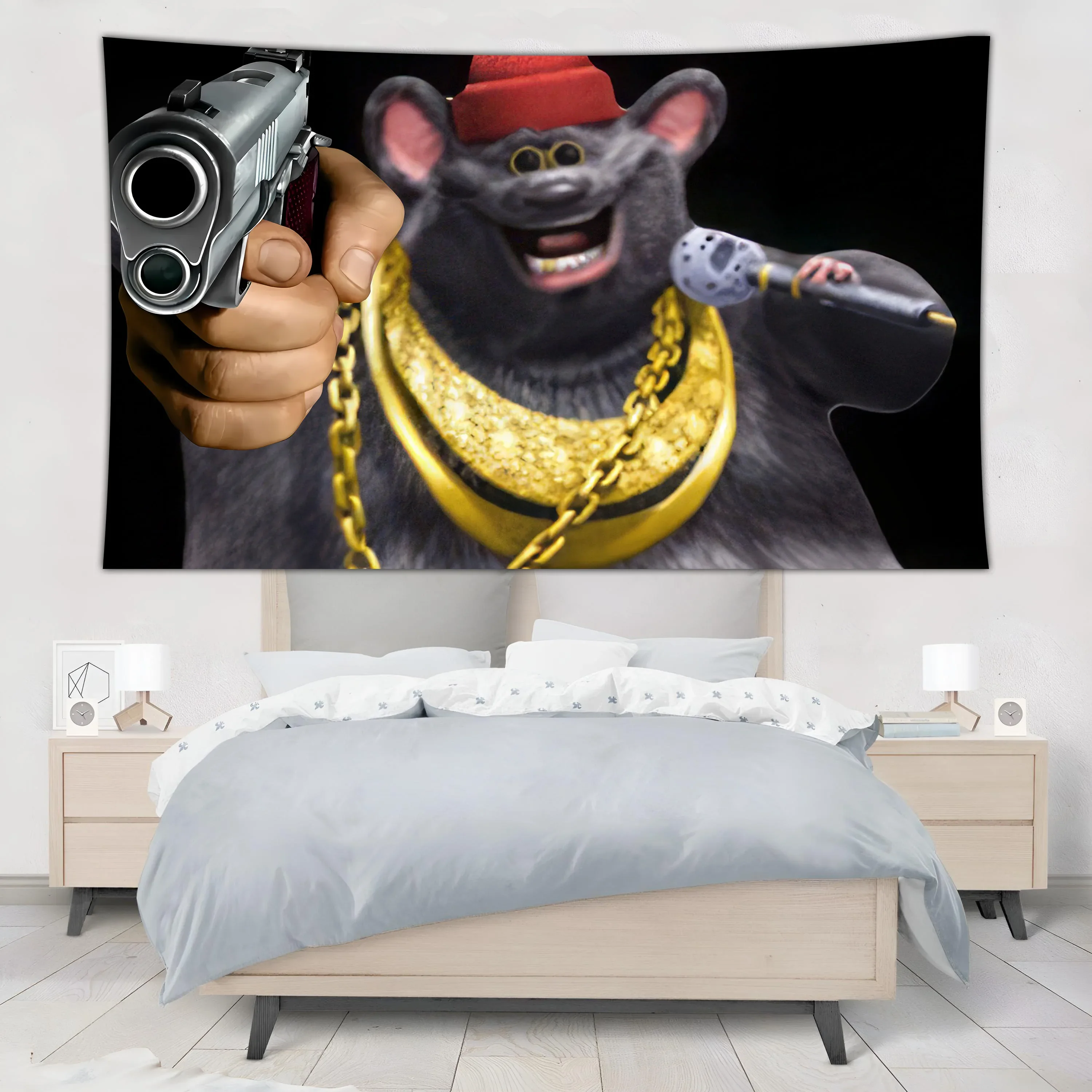 Biggie-Cheese-Meme-Tapestry-Kawaii-Anime-Mouse-Tapestry-Wall-Hanging ...