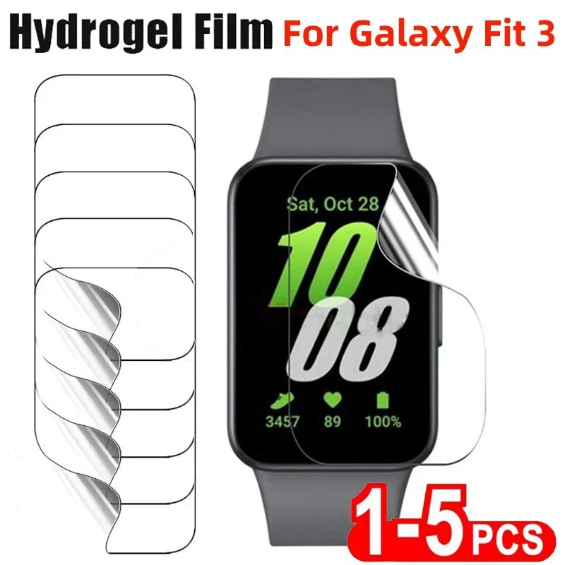 Soft TPU Hydrogel Film For Samsung Galaxy Fit 3 Screen Protector Clear ...