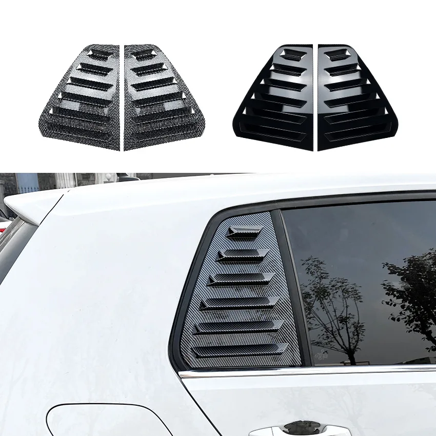 Car Rear Window Louver Trim Cover For Volkswagen Golf 7 Golf MK7 7.5 ...