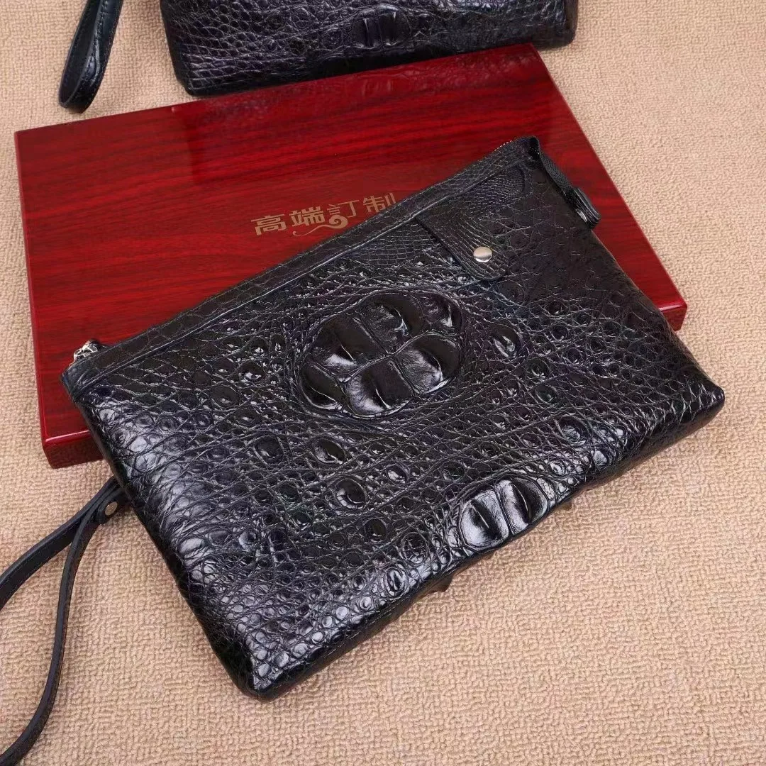 2023-New-Designer-Luxury-Crocodile-Skin-Men-Wallets-Business-Genuine ...