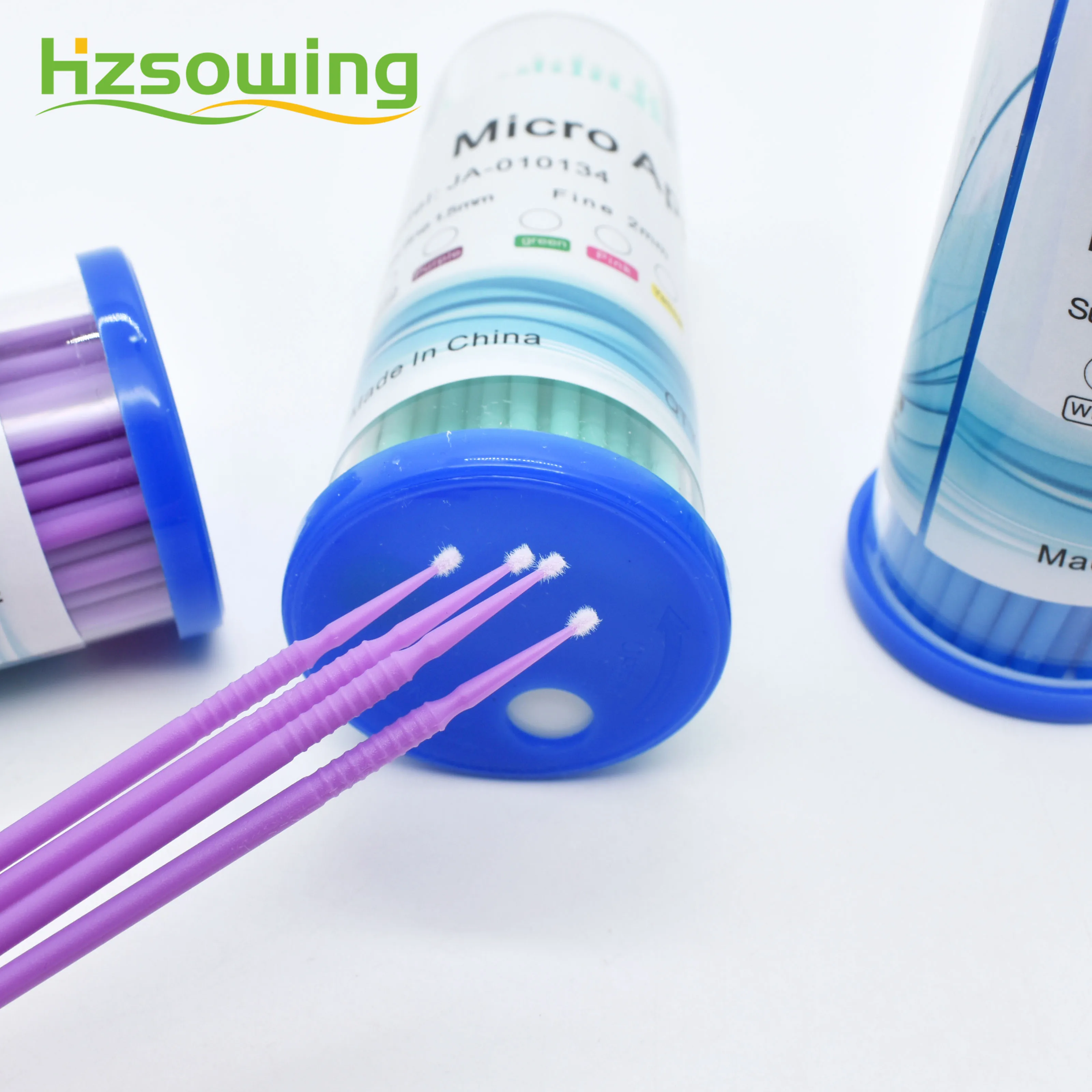 100PCS-Bottle-Dental-Disposable-Micro-Brushes-Applicators-Micro-Brush ...