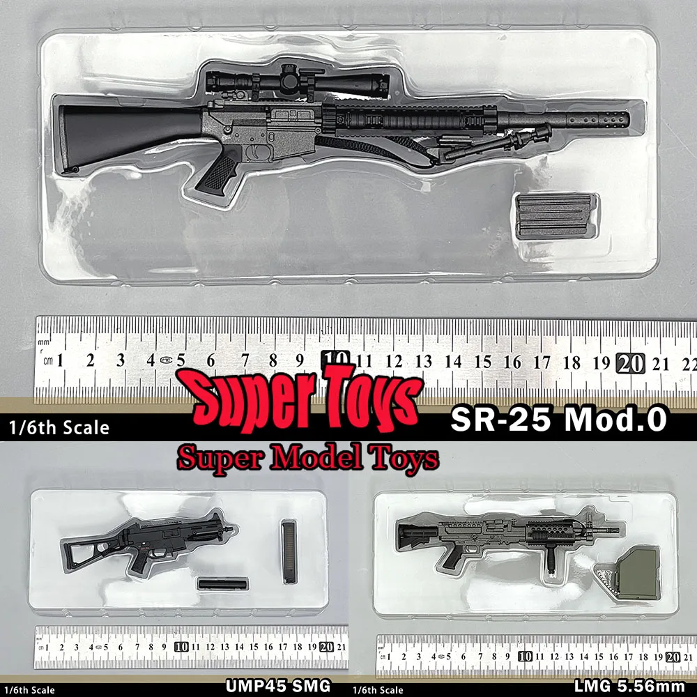 Metralhadora-Sniper-Rifle-1-6-Escala-Soldados-Arma-UMP45-SMG-LMG-5-56 ...