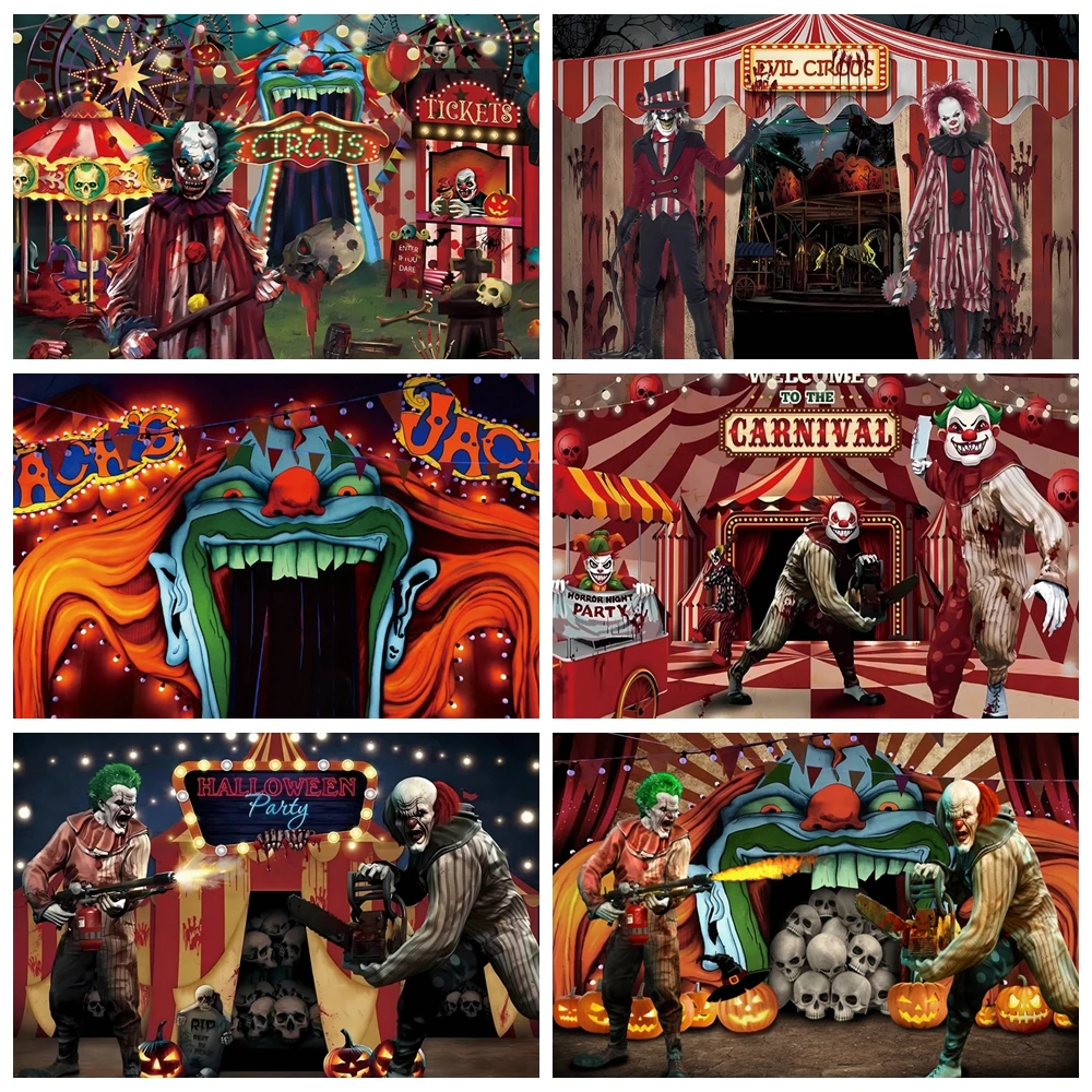 Halloween-Circus-Theme-Party-Backdrop-Horror-Scary-Circus-Carnival-Evil ...