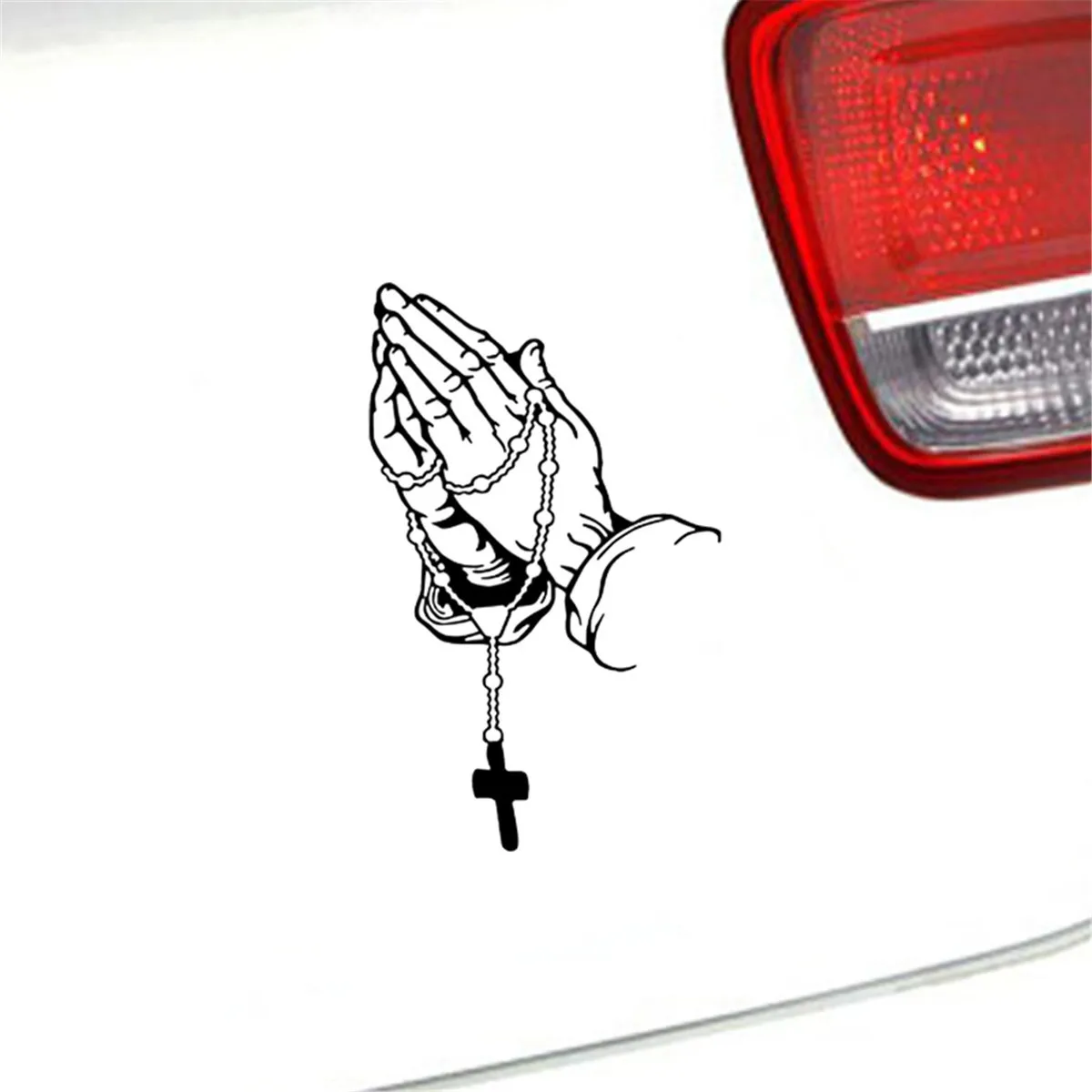 Colorful-Car-Prayer-Gesture-Laser-Sticker-God-Jesus-Christ-Fashion-Auto ...