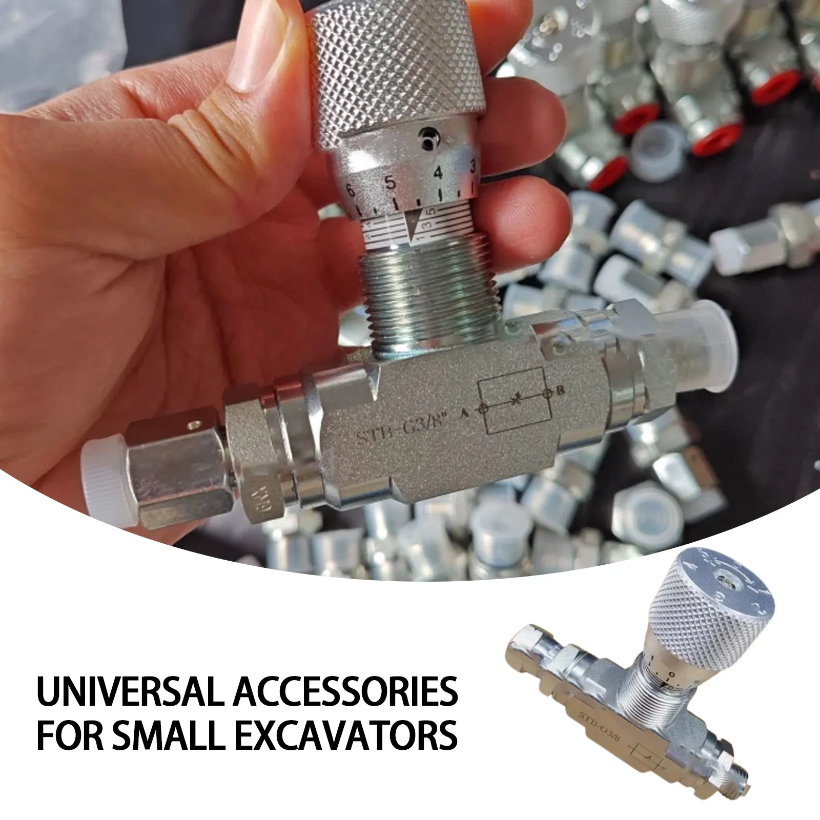 1PC Flow Control bidirectional hydraulic restrictor valve STB-G3/8 With ...