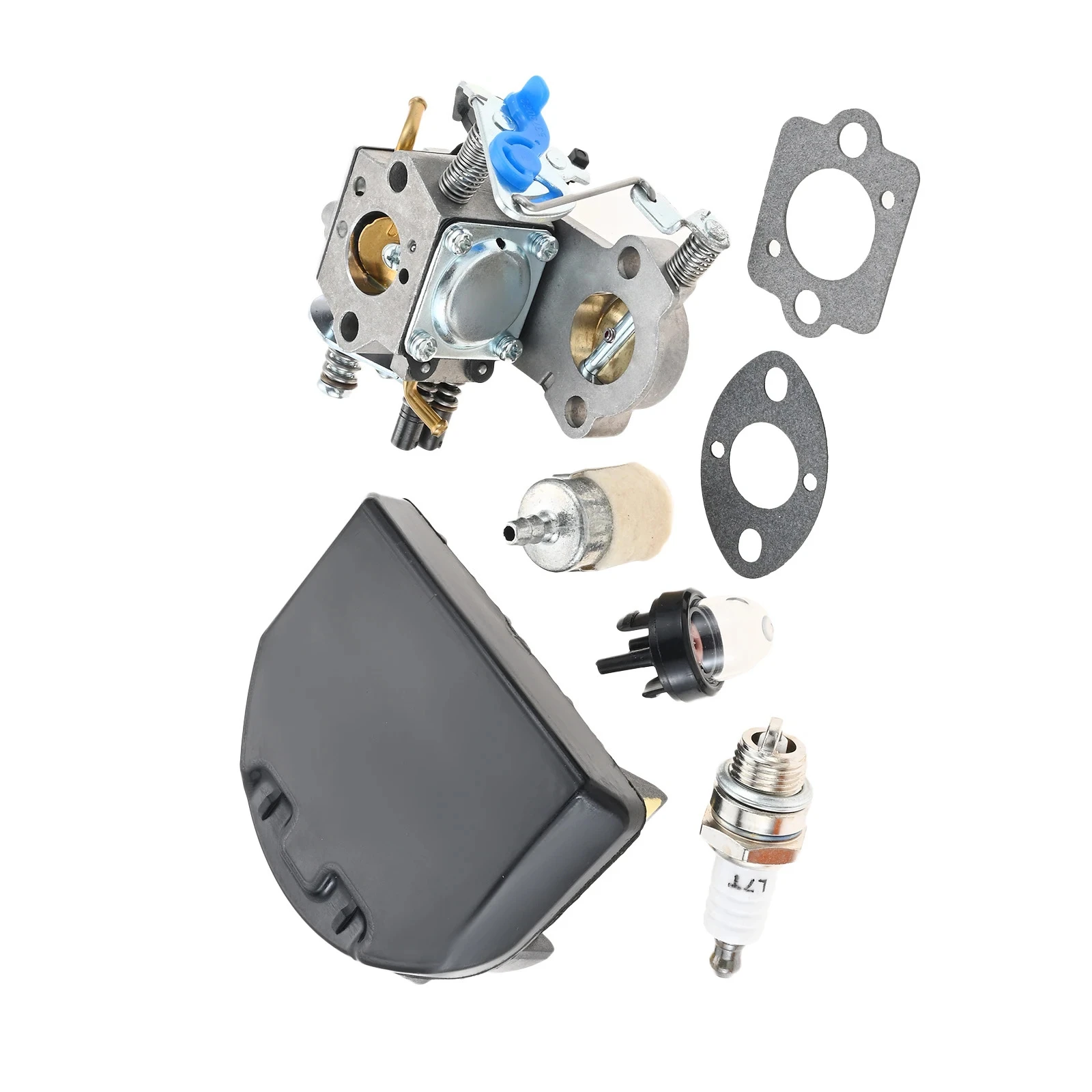 Carburetor Fuel Filter Spark Plug Kit for Husqvarna 455 455 E 460 460 ...