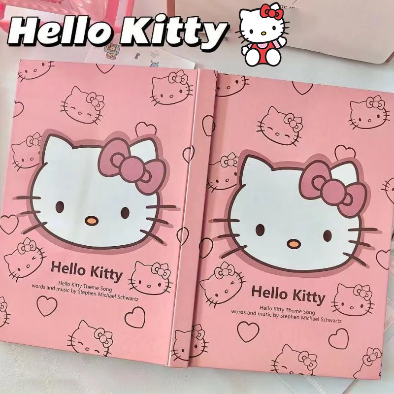 Anime-Sanrio-Hello-Kitty-Notebook-Thickened-Cartoon-Print-Hardshell ...
