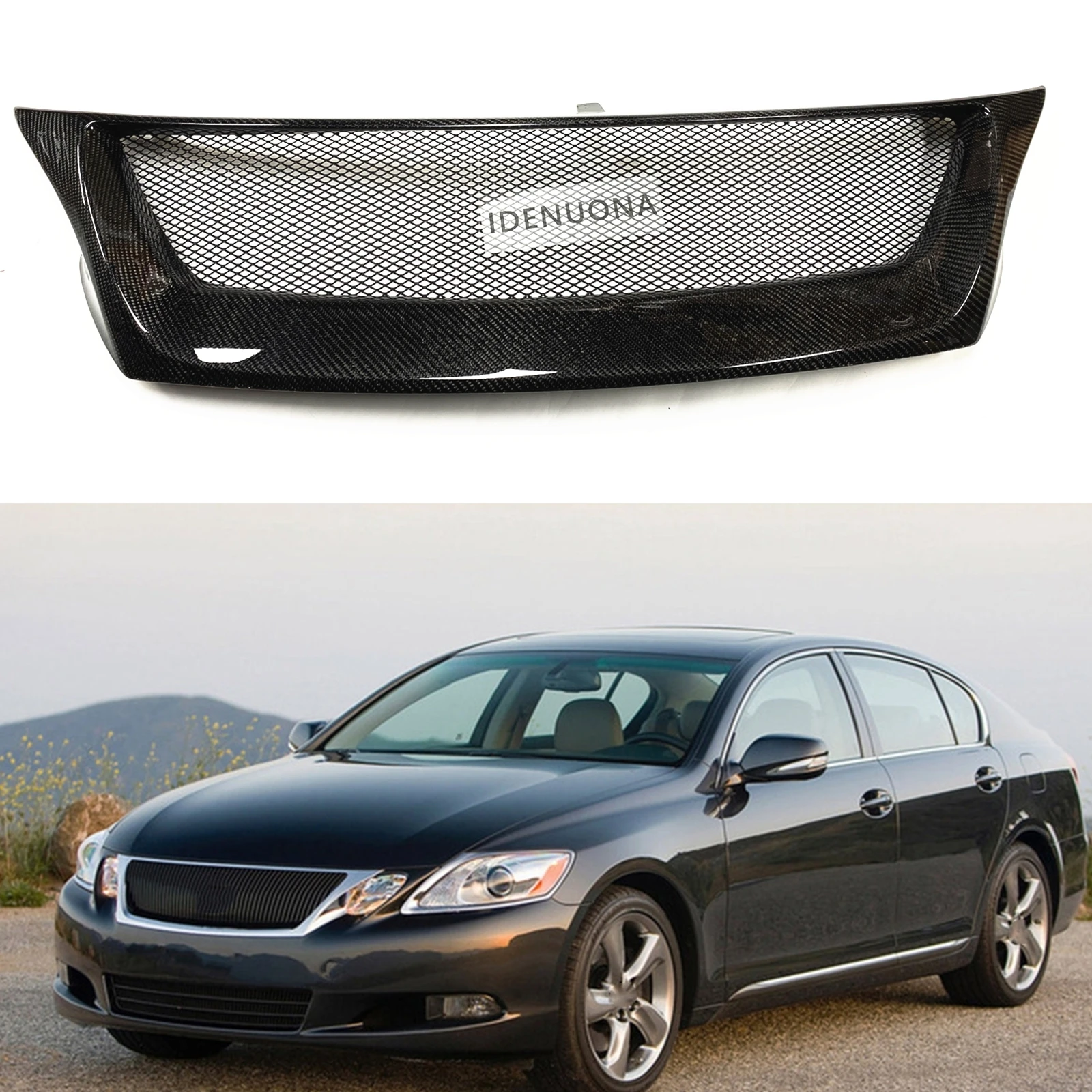 Front-Racing-Grill-Grille-For-Lexus-GS-GS350-GS450h-GS460-2008-2011 ...