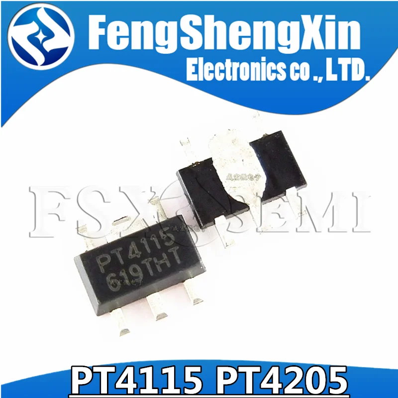 (10-20)pcs/lot PT4115 PT4115B89E PT4115-89E PT4205E89E PT4205 SOT89-5 ...