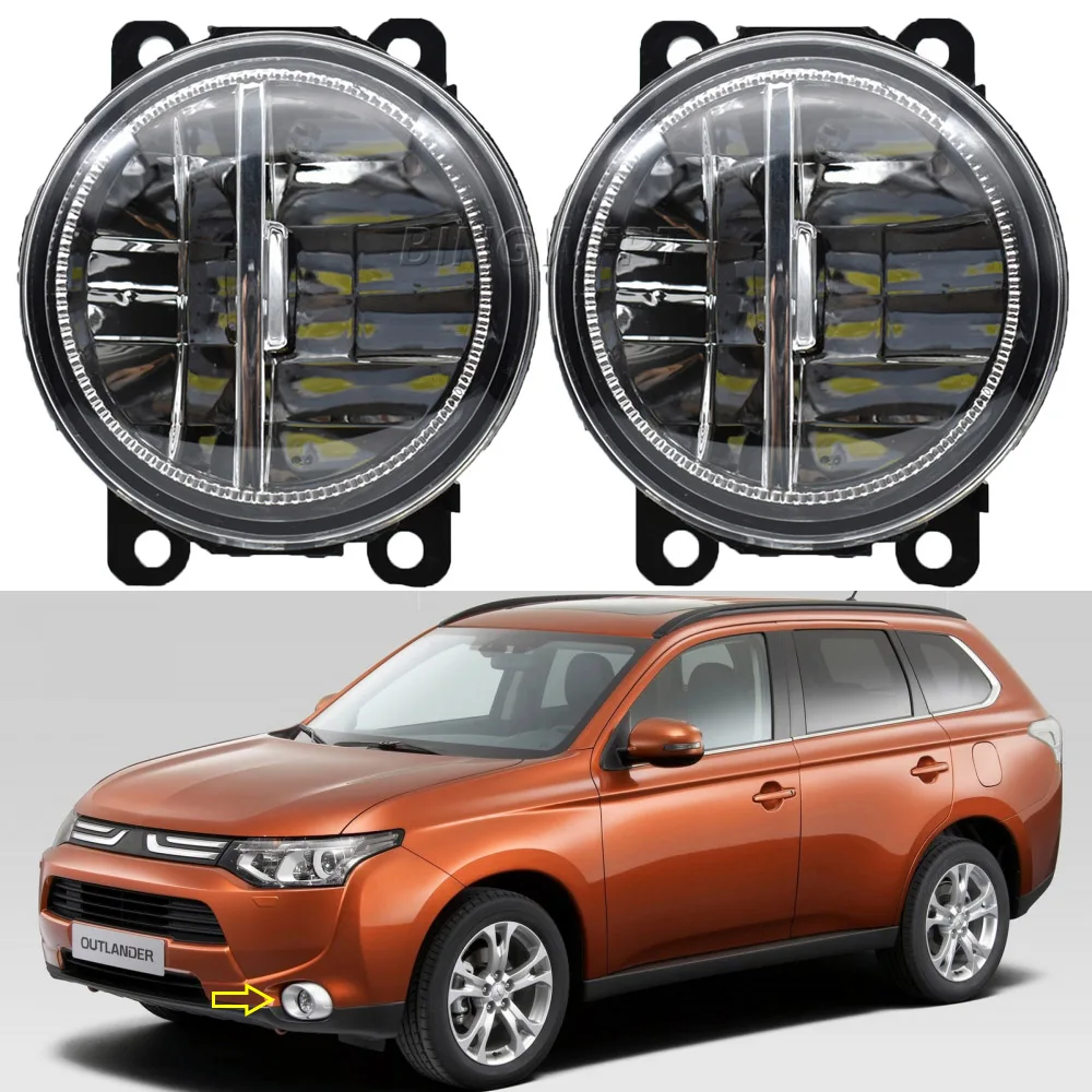 Fog & Driving Lights For Mitsubishi Outlander Mitsubishi Outlander Fog ...