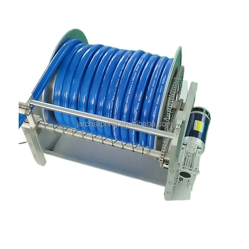 Hydraulic-heavy-duty-cable-reel-drum-1-4-3-8-fuel-water-air-food ...