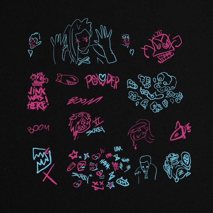 1 комплект автомобильных наклеек для Jinx Twin Cities Battle Legends ...