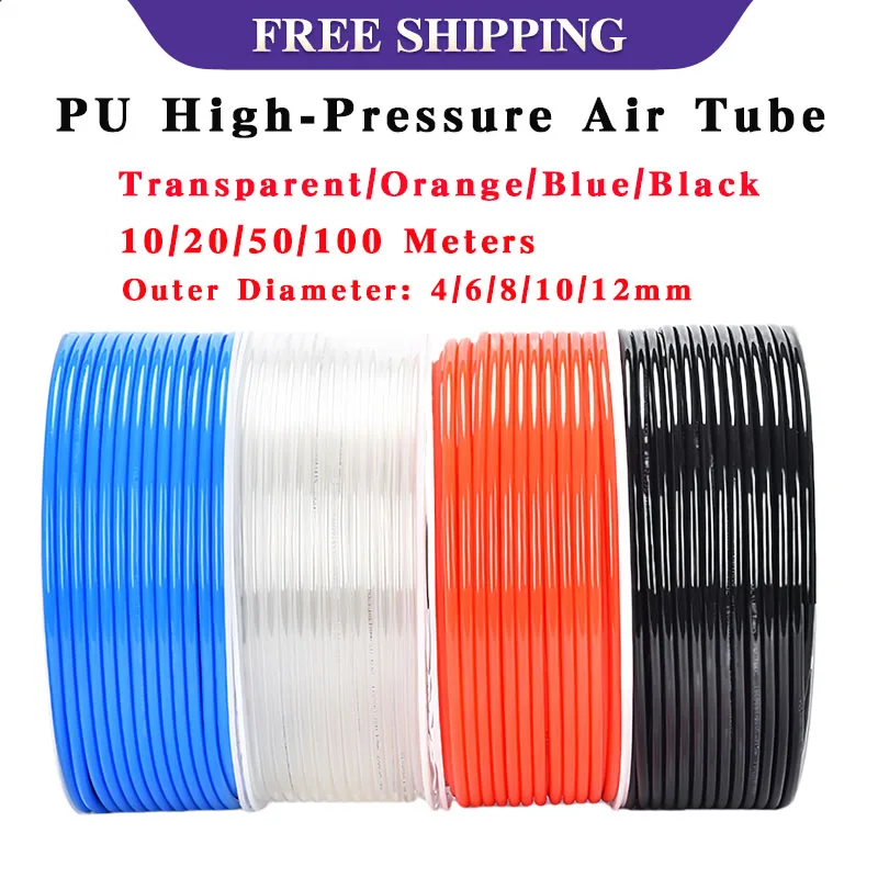10-20-50-100-Meters-PU-High-Pressure-Air-Tube-Hose-4mm-6mm-8mm-10mm ...