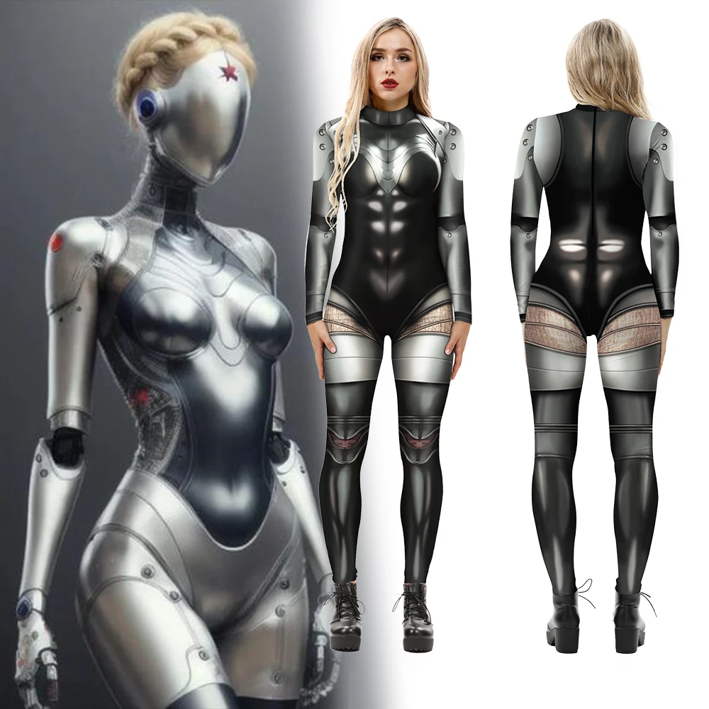 VIPFASHION-Robot-Punk-Cosplay-Costume-Women-Atomic-Heart-Zentai-Bodysuit-Halloween-Jumpsuit ...
